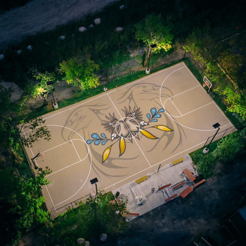 David Kejick School Basketball Court Fence Project